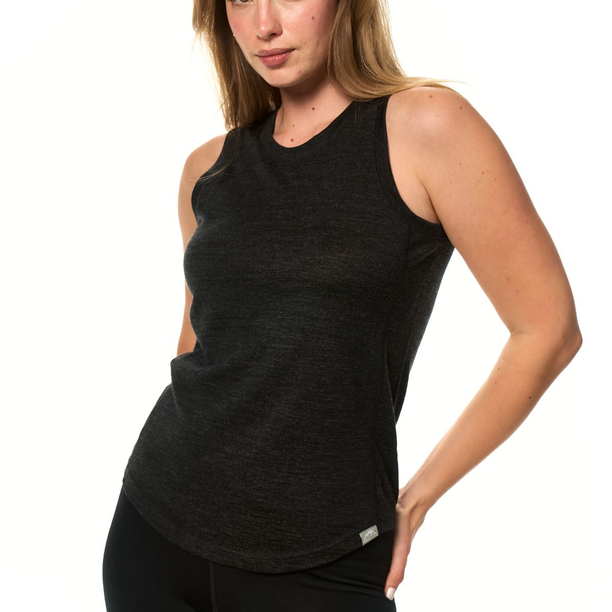 Women’s Merino Tank Top Charcoal | Lightweight Hiking & Travel Tee ...