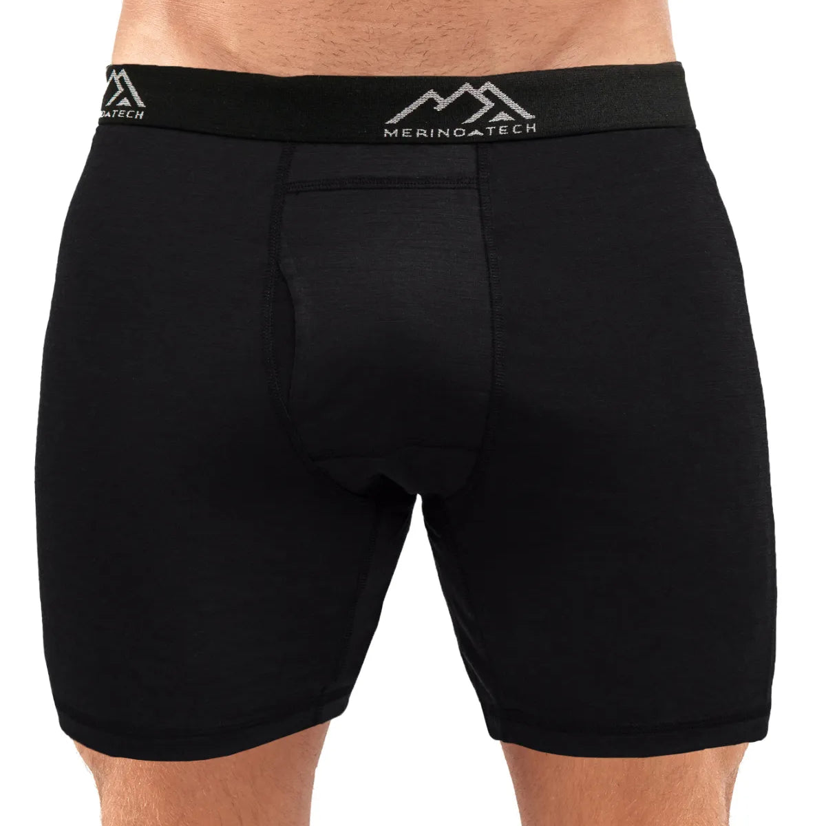 Men's Merino Boxers 150 Black 1 Pack| 100% Wool – Merino Tech