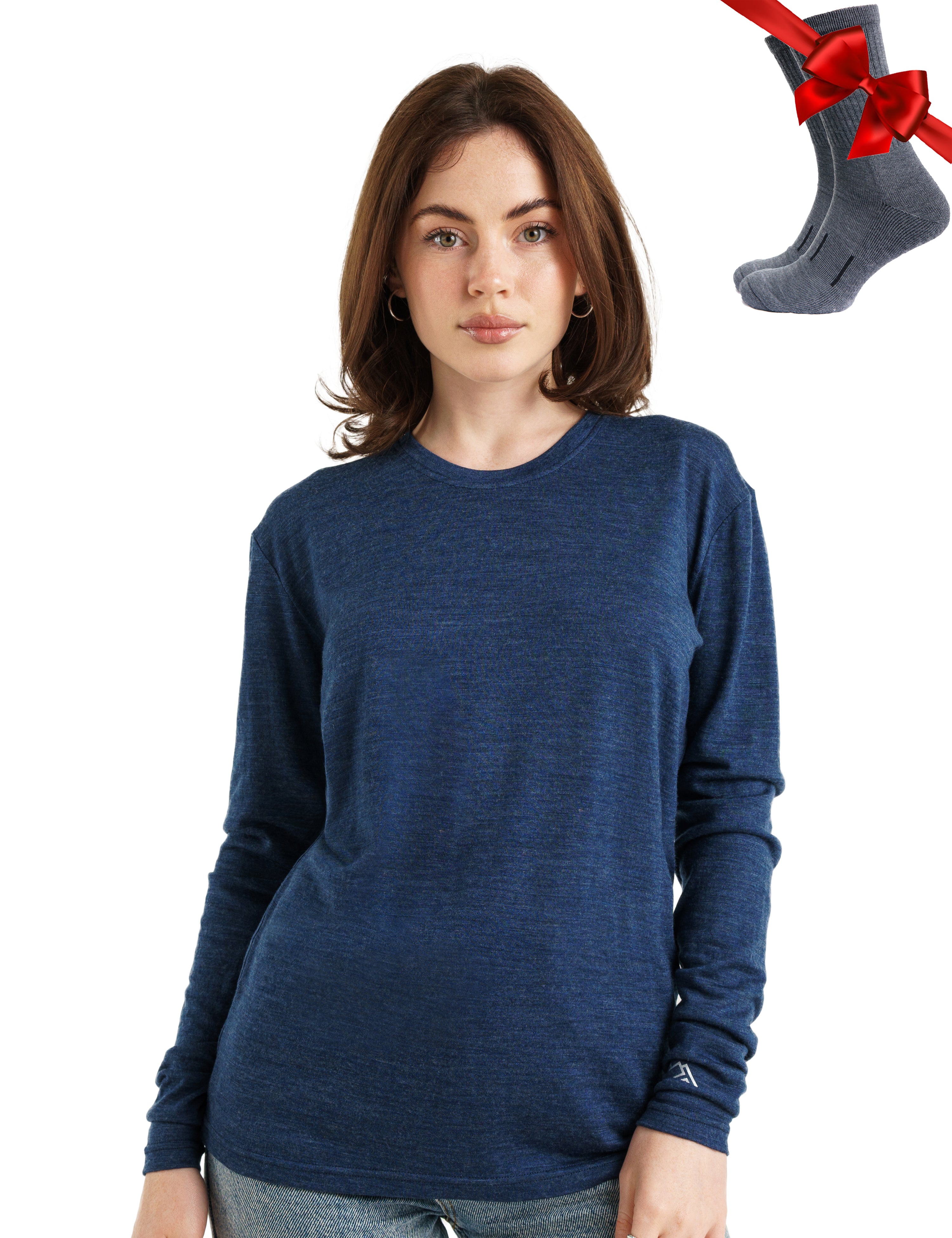 Light & Breezy Women's Merino Navy Set for Warm Weather | Merino.Tech ...