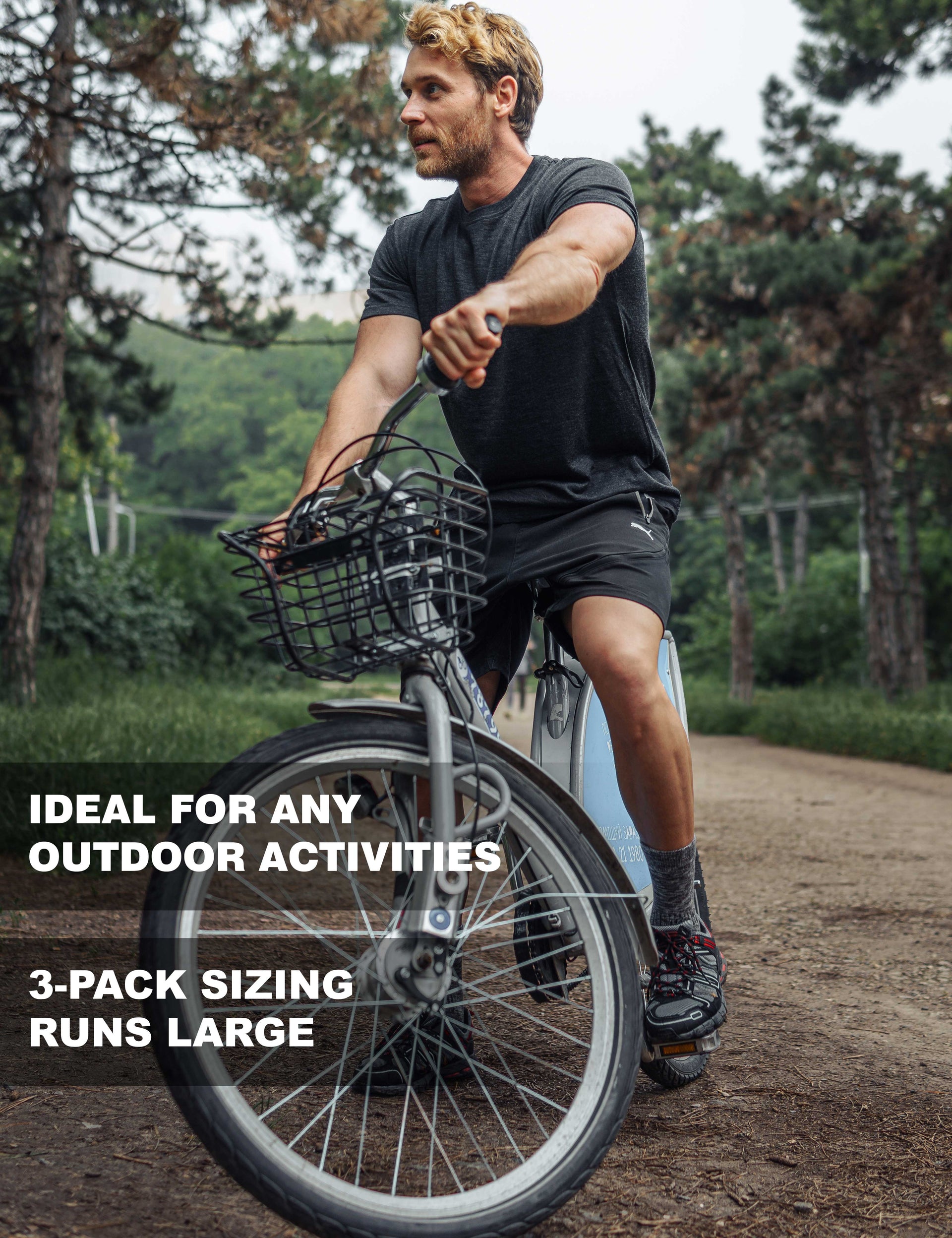 Durable 100% Merino Wool Black Marble Socks for Tourism & Outdoor ...