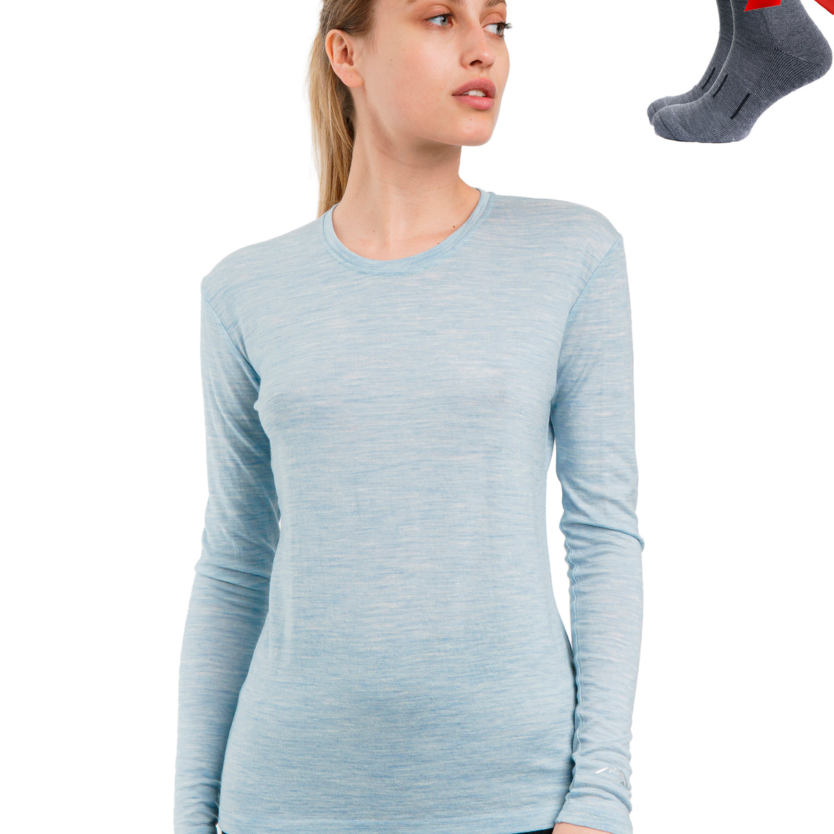 Light & Breezy Women's Merino Arctic Set for Warm Weather | Merino.Tech ...