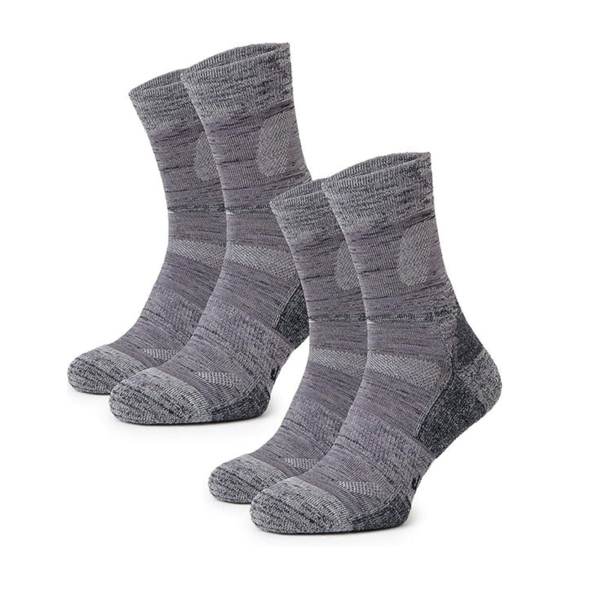 Durable 100% Merino Wool Light Grey Socks for Tourism & Outdoor Sports ...