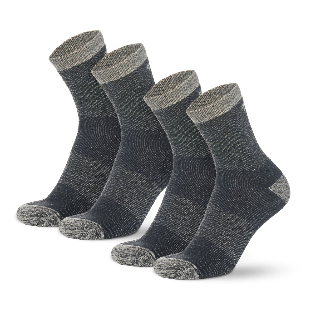 Merino Wool Running Socks - (Pack of 2) Heather Navy Blue – Merino Tech