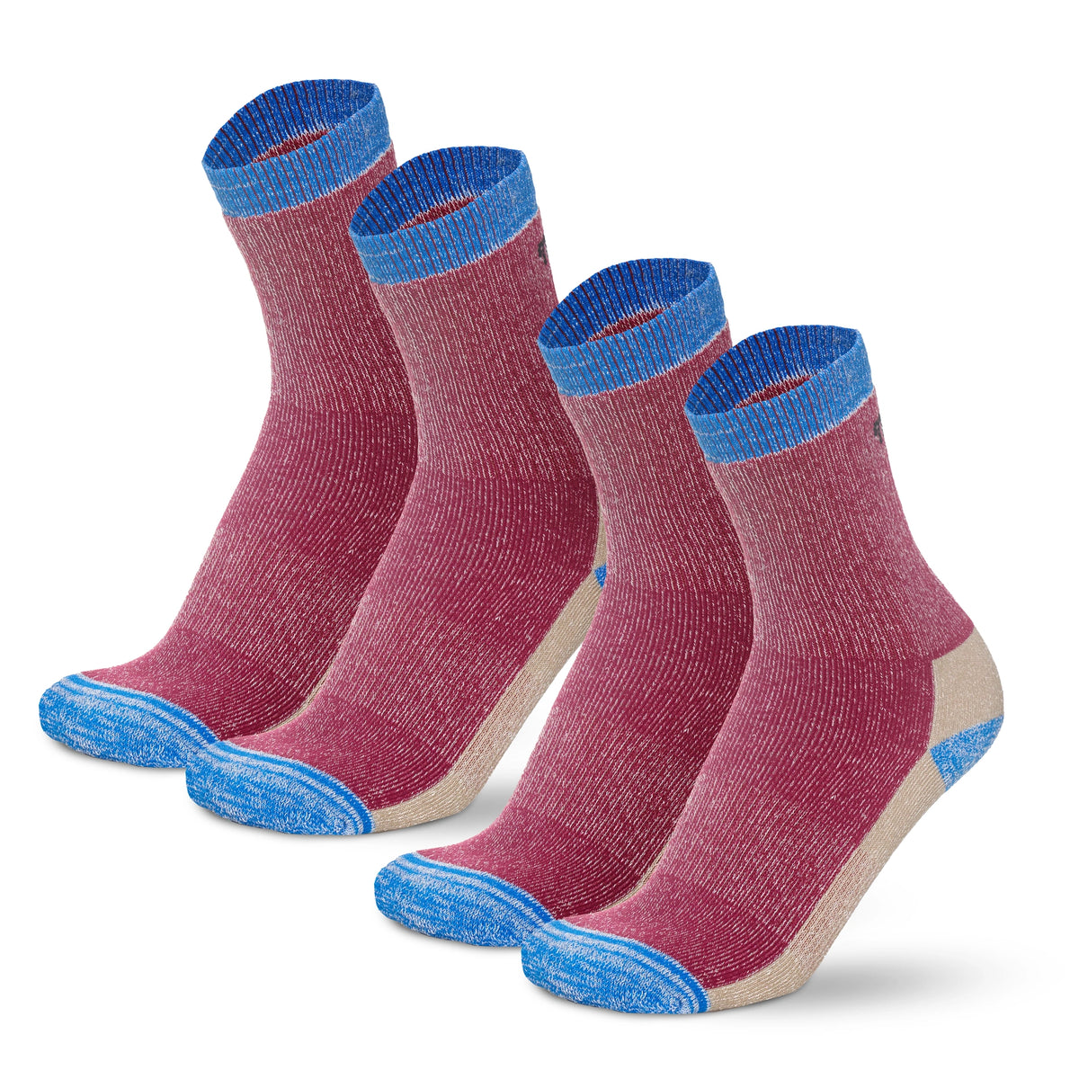 Merino Wool Running Socks - (Pack of 2) Dragonfruit Purple – Merino Tech