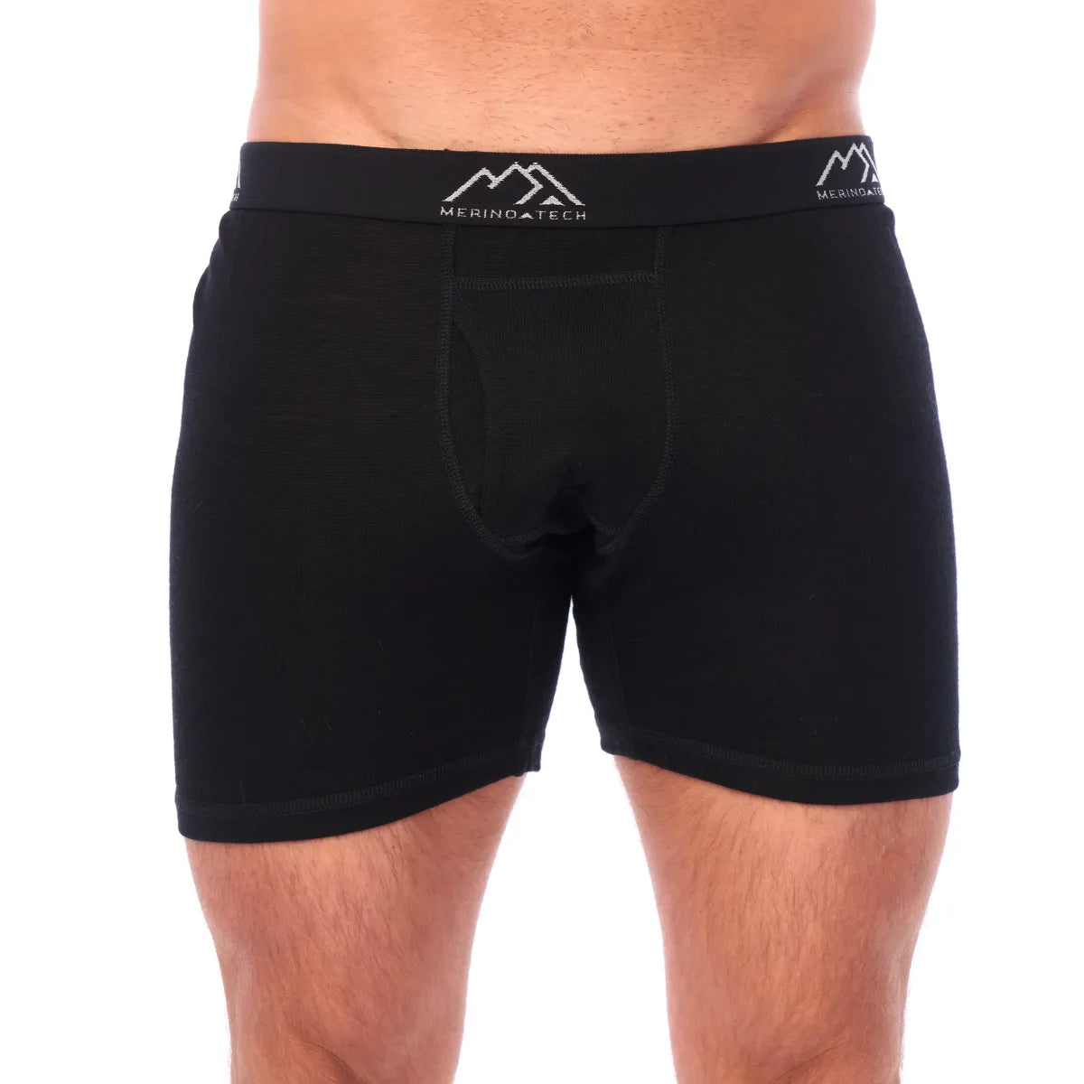 Men's Merino Boxers 170 Black 2 Pack| 100% Wool – Merino Tech