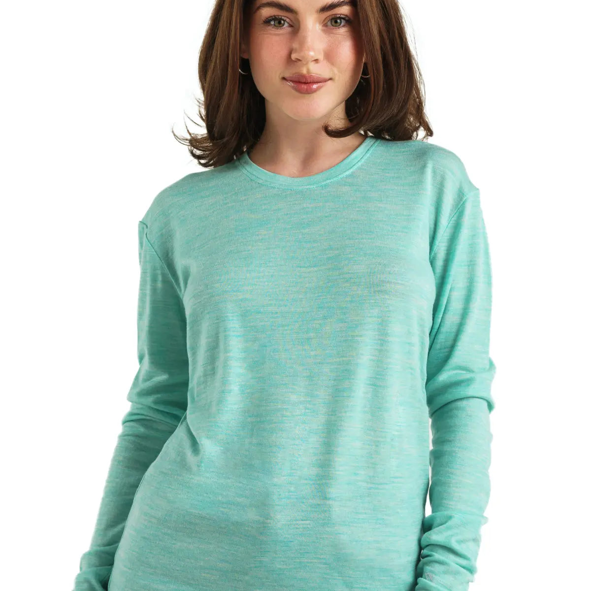 Mermaid Green 165 Women’s Long Sleeve | Soft Performance Wool – Merino Tech