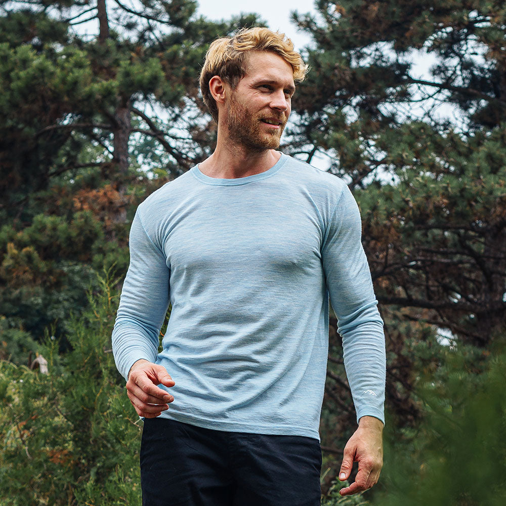 Men's Merino Thermal Set 165 Deep Blue for Active Men – Merino.tech