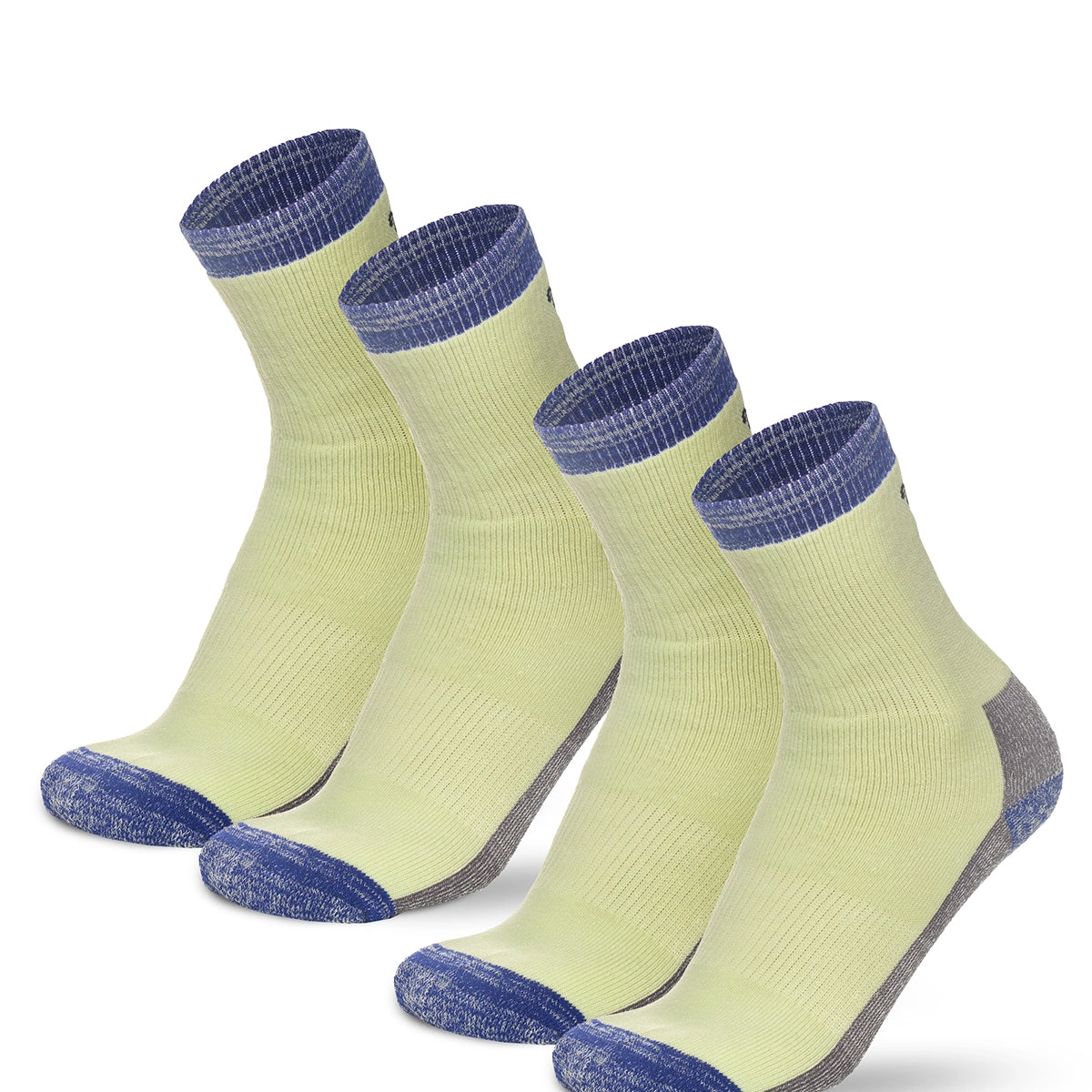 Merino Wool Running Socks - (Pack of 2) Green Purple – Merino Tech