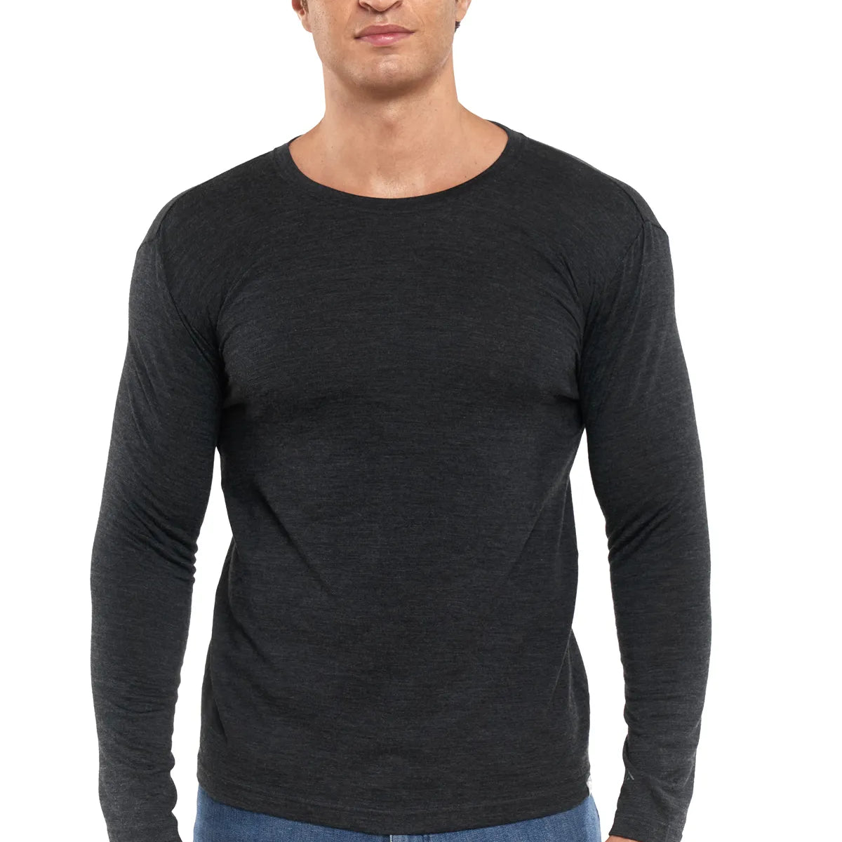 Men’s Merino Wool Base Layer Charcoal–Soft & Breathable – Merino.tech