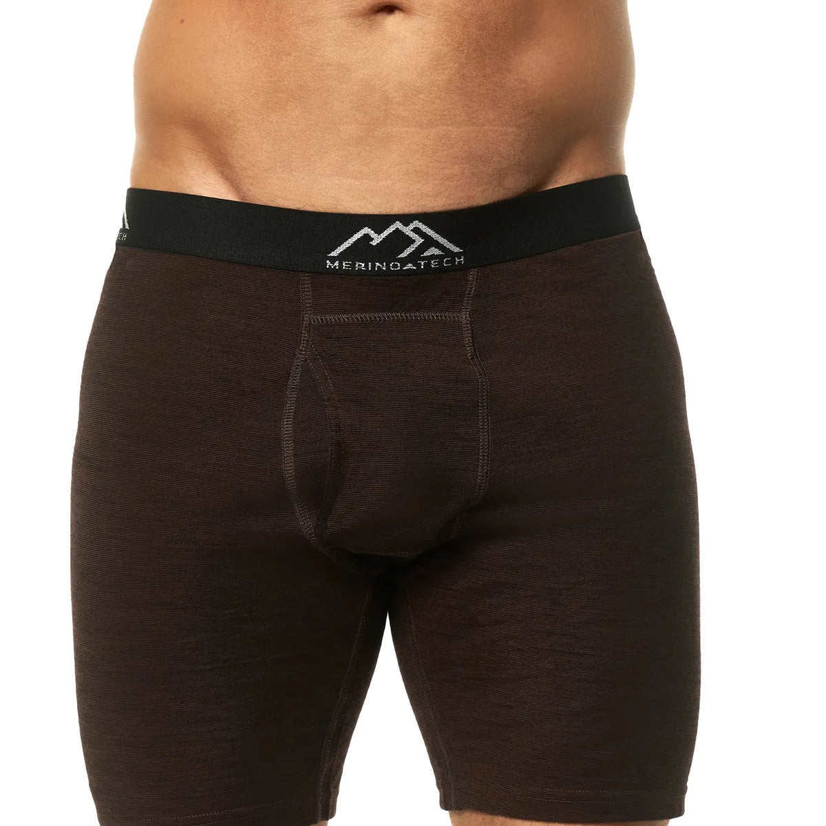 Men's Boxer Dark Brown 2 Pack | 100% Wool – Merino Tech