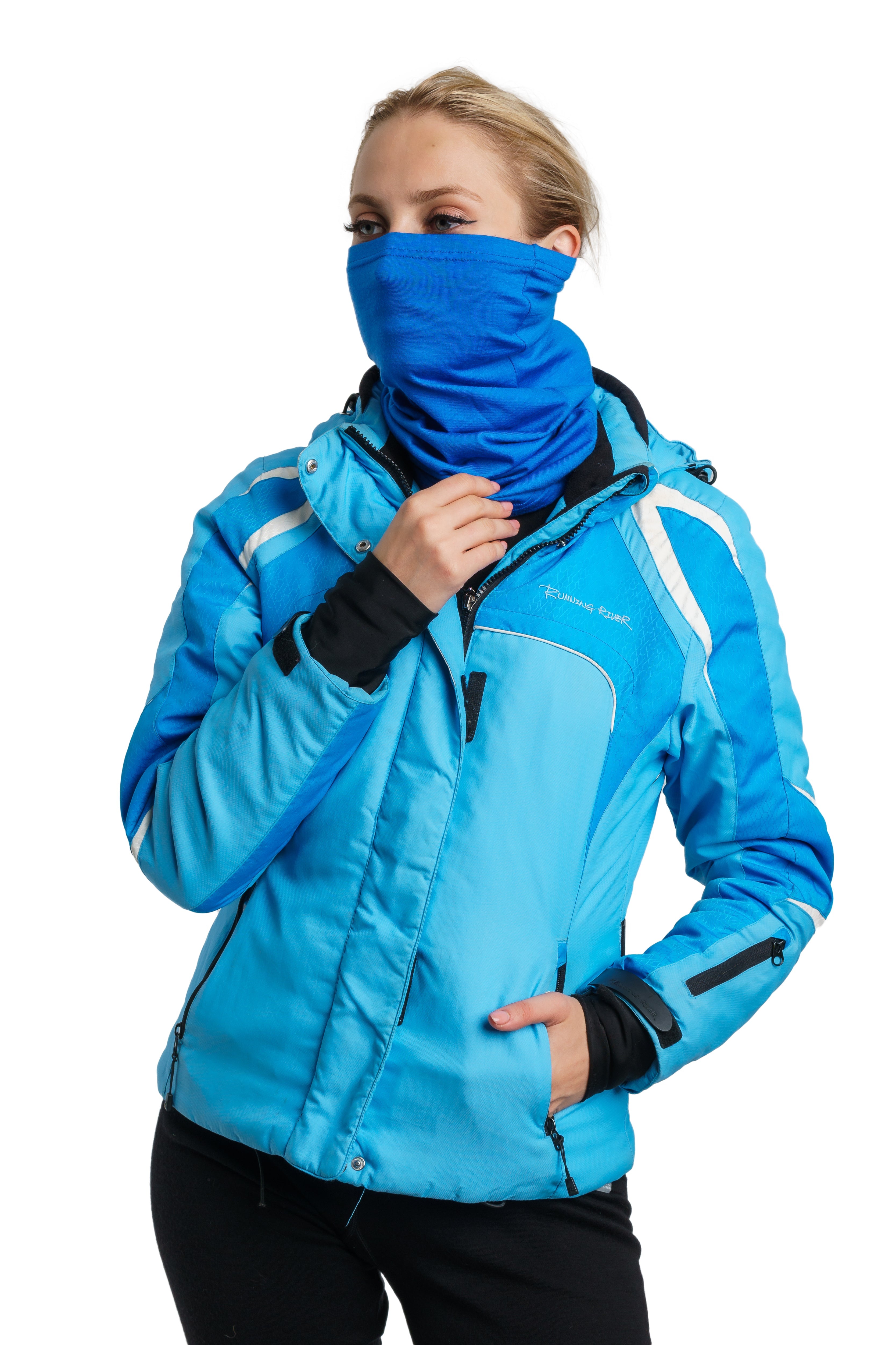 Stay Warm & Comfortable: Merino Wool Sky Blue Neck Gaiters – Merino Tech